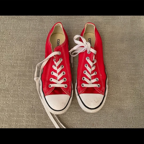 Converse | Shoes | Red Converse | Poshmark